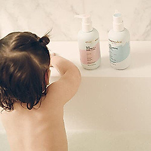 Evereden Baby Shampoo and Body Wash 8.5 fl oz. | Clean and Natural Baby Care | Non-toxic and Fragrance Free | Plant-based and Organic Ingredients