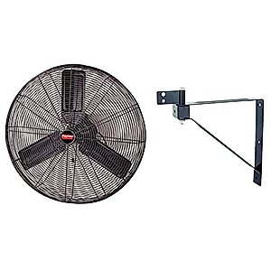 Dayton 1RWB4 Air Circulator, 30 In, Wall Mount