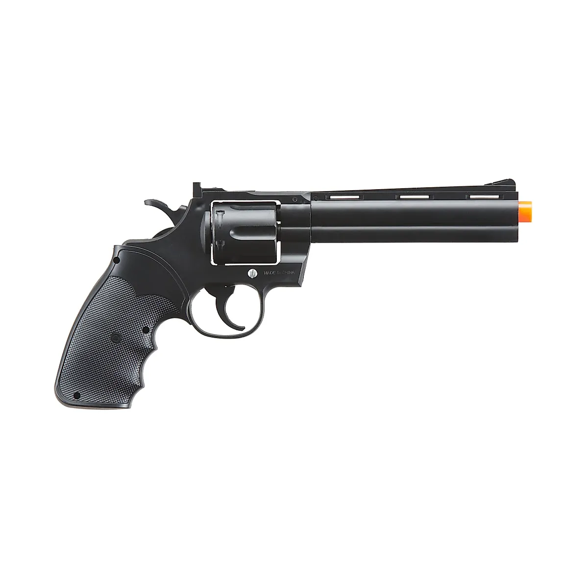 Airsoft 36B Spring Revolver Low Powered Airsoft Pistol Durable Plastic -Black