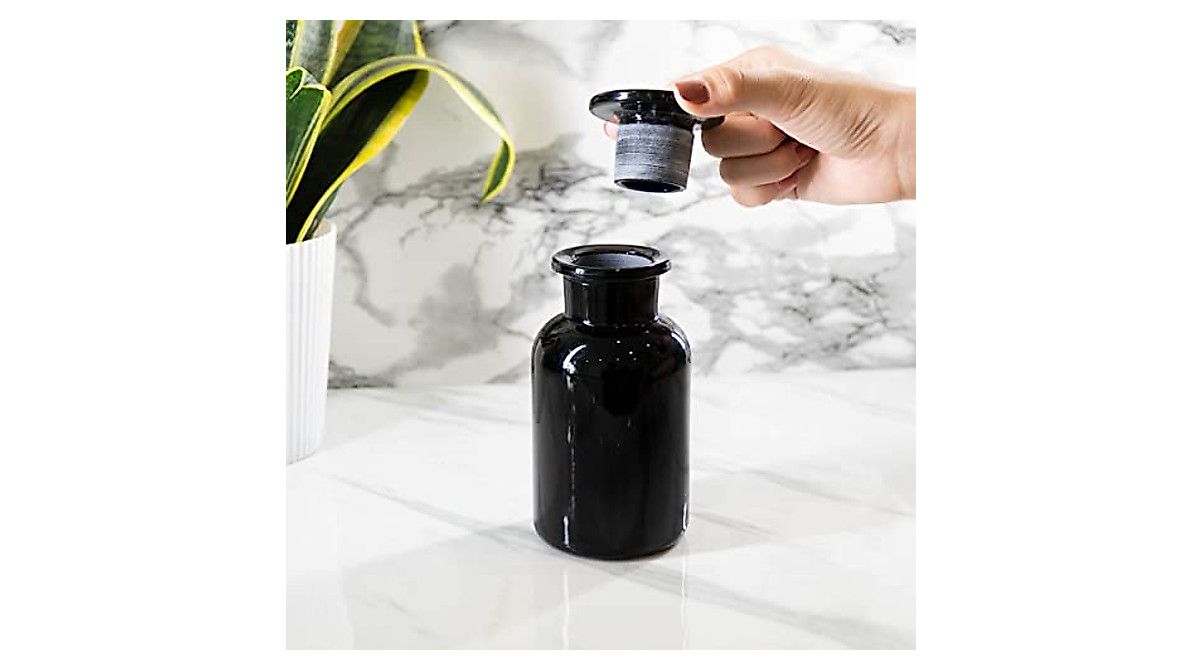 Infinity Jars 250ml: Premium Black Ultraviolet Storage