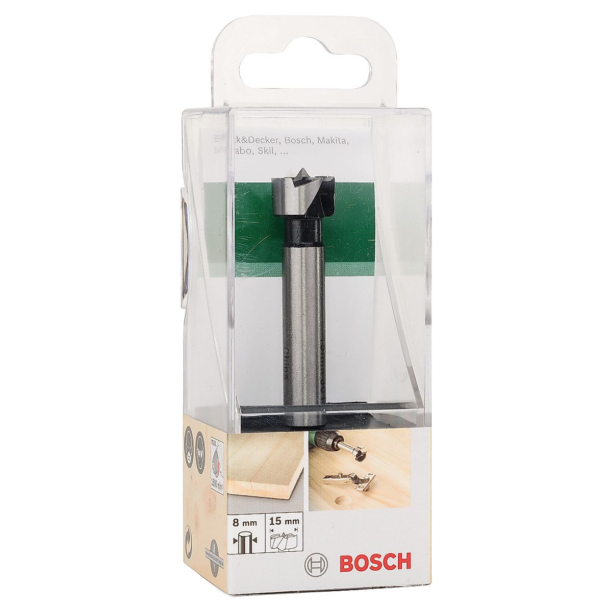 Bosch 2609255285 90mm Forstner Drill Bit with Diameter 15mm