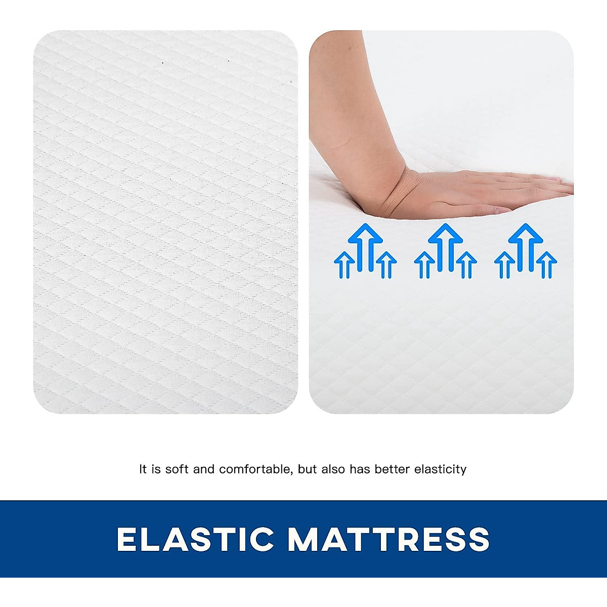 10 inch Queen Mattresses, Gel Memory Foam Queen Mattress for a Cool Sleep & Pressure Relief, Medium Firm Mattress Pad Queen Size Mattresses, Bed in a Box, CertiPUR-US Certified & White (10 in, Queen)