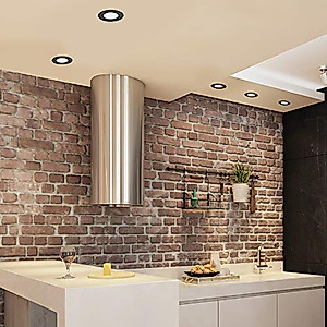 3" Ultra Slim LED Integrated Recessed Lighting Kit 4-Pack, 6 Watts, Energy Star, CEC Title 24 Compliant, IC Rated, Dimmable, Wet Rated, Oil Rubbed Bronze Finish, 3.25" Hole Size,91224