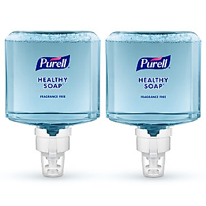 PURELL Brand HEALTHY SOAP Gentle and Free Foam, Fragrance Free, 1200 mL Refill for PURELL ES8 Automatic Soap Dispenser (Pack of 2) - 7772-02 - Manufactured by GOJO, Inc.