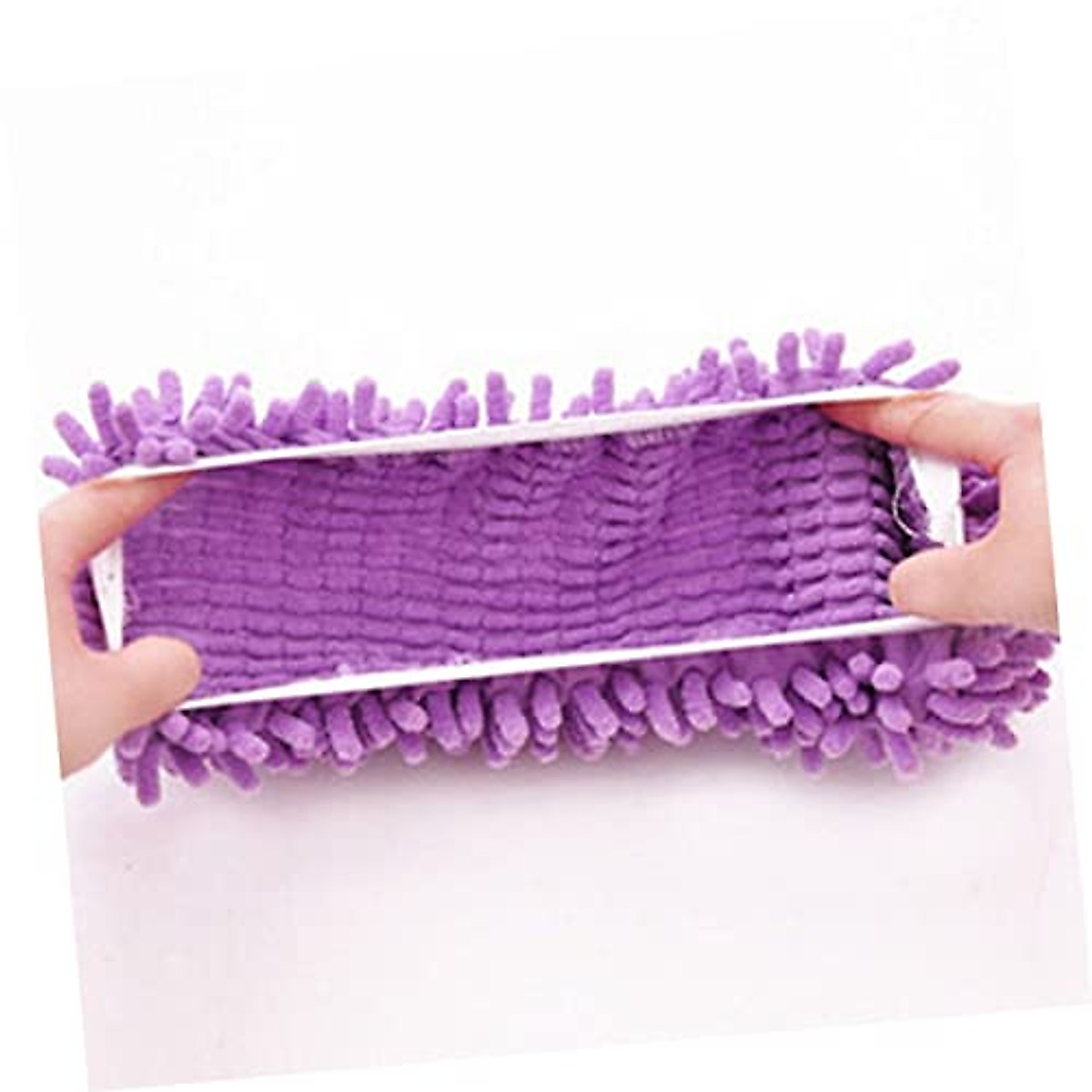 Abaodam 1 Pair Household Floor Cleaners Cleaning Mops Floor Cleaning Slippers Lazy Mop Slipper DIY Foot Mop Shoes Soft Chenille Shoe Lay Shoe Dust Mop Slipper Mop Cap Detergent