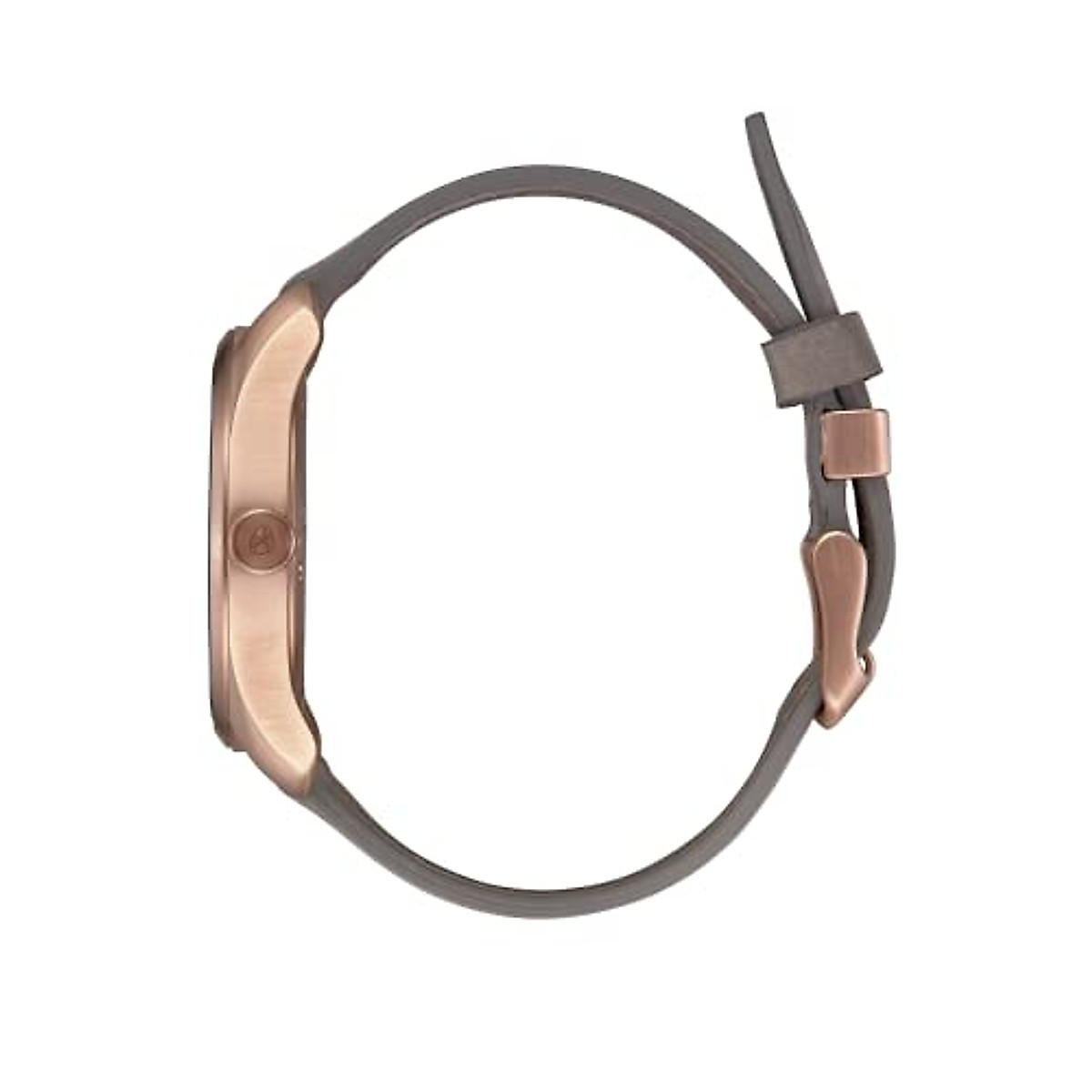 NIXON Thalia Leather A1343 - Gray Sunray/Rose Gold/Gray - 50M Water Resistant Analog Classic Watch (38 mm Watch Face, 18 mm Custom Tapered Leather Band with Stainless Steel Keeper)