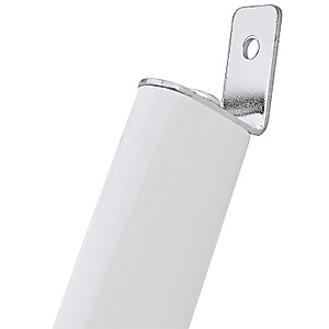 MyGift 4 Rung White Wall Leaning Blanket Ladder for Bedroom and Living Room, Bath Towel Storage Ladder, Freestanding Bathroom Drying Rack for Towels with Top and Bottom Non Slip Rubber Feet