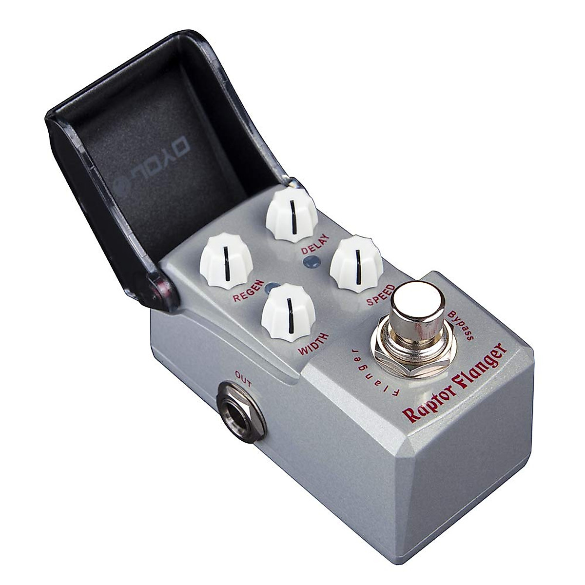 JOYO Flanger Mini Pedal for Electric Guitar Effect - True Bypass Ironman Series (Raptor Flanger JF-327)