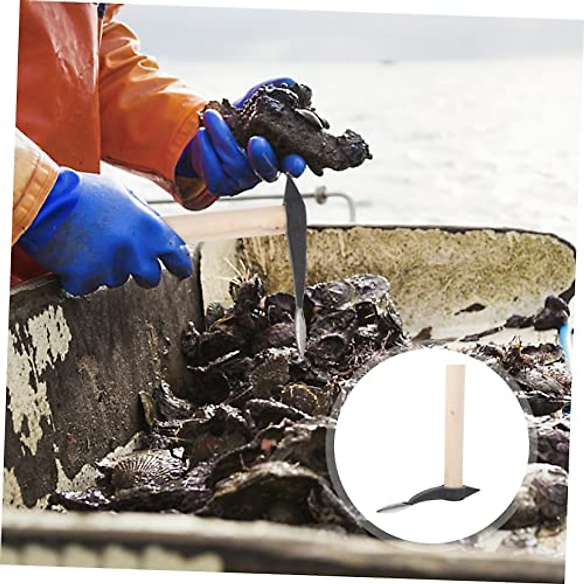 CIYODO 1pc Oyster Oyster Knife Multitools Shellfish Opener Shellfish Shucker Seafood Sheller Multifunctional Seafood Tool Seafood Opener To Open Bottle Opener Kitchen Supplies Crab Steel