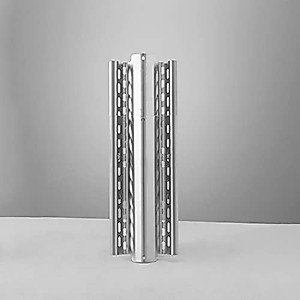 YIHAM KA733 Universal Grill Replacement Adjustable Heat Plate Shield, Stainless Steel Heat Tent, Flavorizer Bar, Burner Cover, Flame Tamer for Gas Grills, Extends from 12" up to 22", 1 Pack