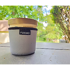 Fizdro Ice Cream Pint Holder - Monochrome (Gray)