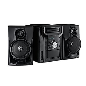 Sharp CD-BH950 Sharp 240W 5-Disc Mini Shelf Speaker System with Cassette and Bluetooth