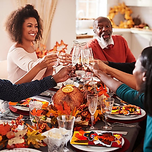 Uiifan 48 Pieces Thanksgiving Cutlery Holder Turkey Thanksgiving Utensil Holder Silverware Holder Paper Pocket Set Thanksgiving Table Decor for Autumn Harvest Party Table Decorations, 3 Styles