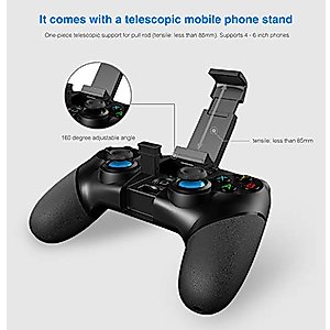 ipega-PG-9156 Wireless game Controller 4.0+2.4G Mobile phone Gamepad for Samsung Galaxy S22/21 /S20 /S10 NOTE21/20/10 VIVO Oppo Android Mobile Smartphone Tablet (Android 6.0+ Higher System)