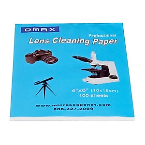 OMAX - A99CPB100 - Microscope and Camera Optical Lens Cleaning Paper - 100 Sheets