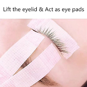 Etercycle 6 Rolls Lash Extension Tape, Eyelash Tape Micropore Breathable Adhesive Fabric Lashes Tape for Eyelash Extension Supply Tools, 1/2'' x 10 Yards Each Roll (Pink)