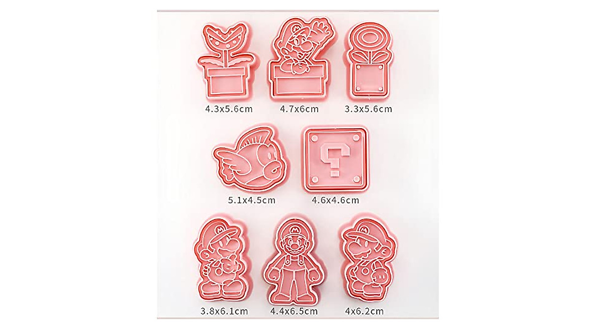 Mario Cookie Cutter Set - Fun Baking for Fans