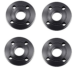 Podoy Angle Grinder Outer Lock Nut for Compatible with Makita Dewalt Milwaukee Bosch Black & Decker Ryobi 5/8"-11 Fits All 4-1/2" (4 Pack)