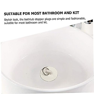 8pcs Tub Plug for Bathtub Water Trough Sink Bathtub Plug Drain Stopper Tub Overflow Drain Bath Tub Stoppers Drain Stopper Bathroom Tub Bathtub Rubber Plug Tub Stopper Bathtub Drain Cabilock