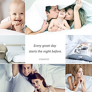 TEXARTIST Queen Mattress Pad Cover Cooling Mattress Topper Pillow Top Mattress Cover Quilted Fitted Mattress Protector with 8-21 Inch Deep Pocket