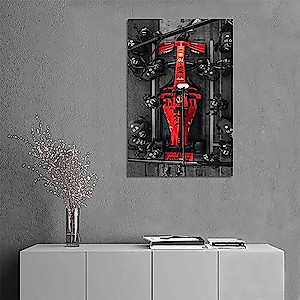 MATYBATE Raceway Sf1000 Charles Leclerc F1 Canvas Art Poster And Wall Art Picture Print Modern Family Bedroom Decor Posters 16x24inch(40x60cm)