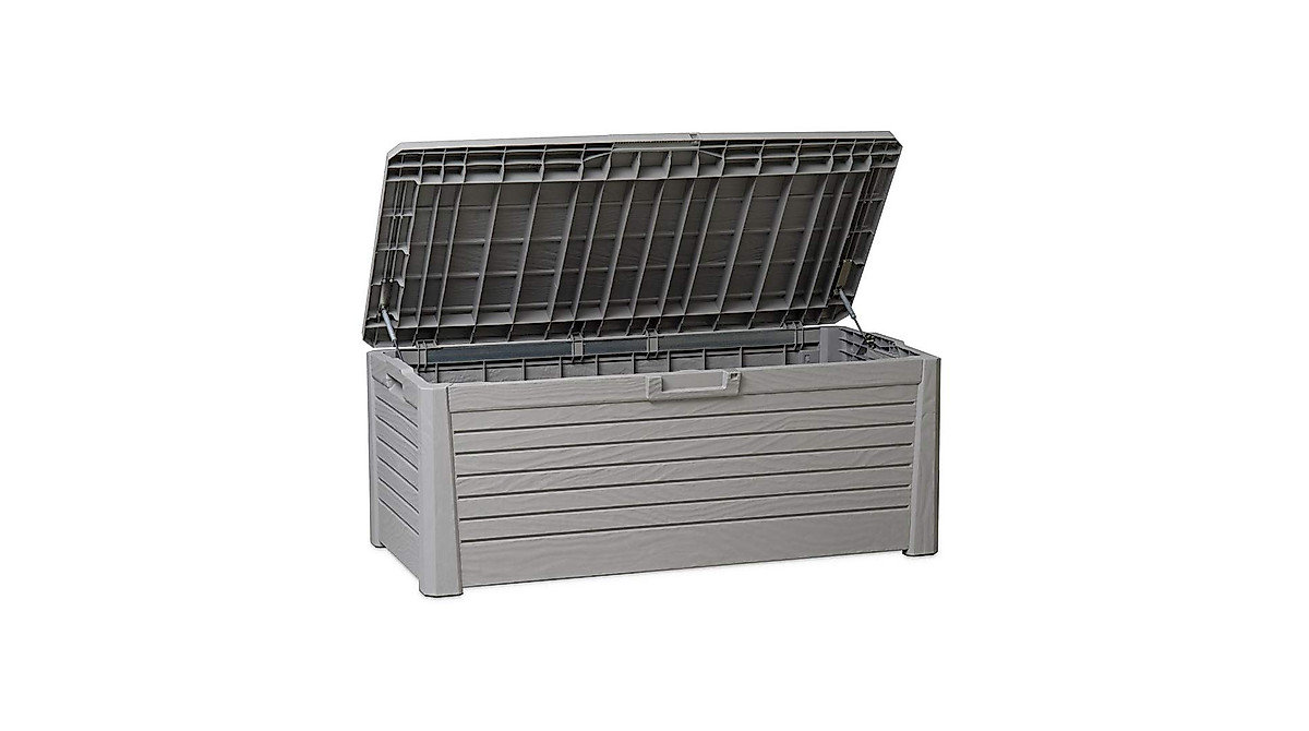 Toomax 145 Gallon Storage Box Bench for Outdoor Use