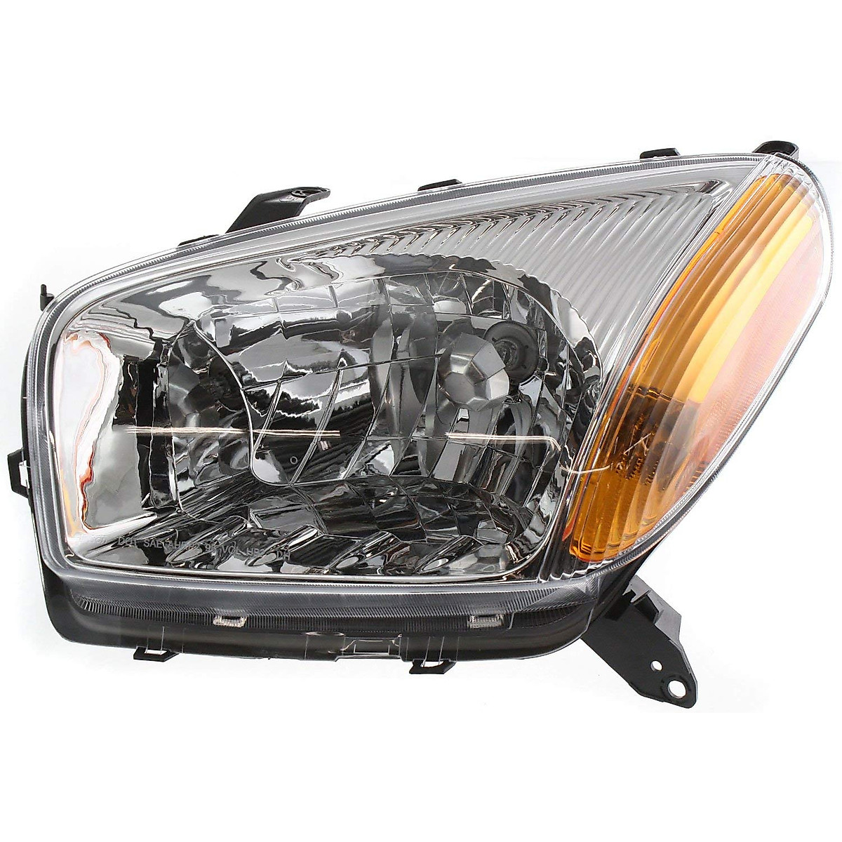 Evan Fischer Headlight Set Compatible with 2001-2003 Toyota RAV4 Left Driver and Right Passenger Side Halogen With bulb(s)