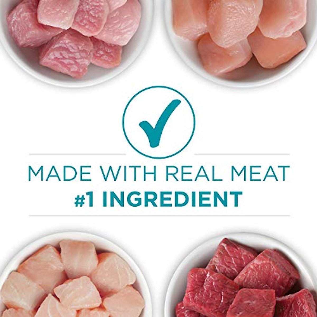 Purina ONE High Protein, Grain Free Pate Wet Cat Food Variety Pack, Grain Free Formula - (24) 3 oz. Cans