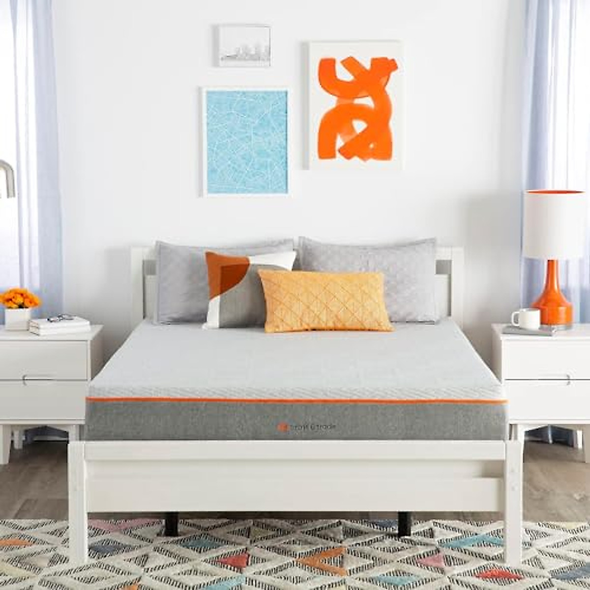 Craft & Trade Artistry 10 inch CopperGel Cooling Memory Foam Mattress / CertiPUR-US Certified / Bed-in-a-Box, California King, 100 Night Trial