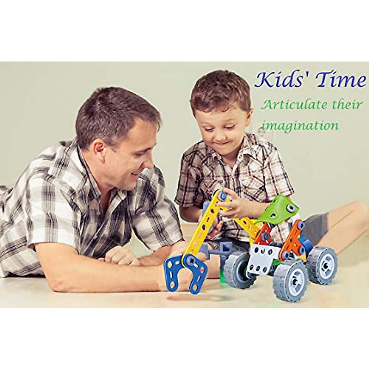 AIVIAI STEM Building Toys Set for Kids Education Construction Building Blocks Toy Learning Engineering Kit Toy for Boys and Girls Ages 5-12 Years Old, Christmas/Birthday Gift Idea (167 PCS)