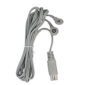 Kadimendium Electrodes Wire, Portable 8.2ft Copper Foil Wires Electrode Wire for Home for Massager Machine