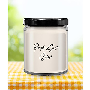 Best Sis Ever Candle Vanilla Scented Soy Wax 9oz Candle
