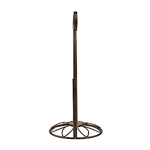 Spectrum Diversified Leaf Paper Towel Holder for Storage and Organization of Kitchen Countertop and More, Bronze
