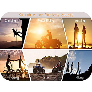 FASTGOOSE Cycling Gloves Bike Gloves Bicycle Gloves for Men/Women,Full-Finger Touch-Screen Breathable Mountain Bike Racing Gloves for ATV MTB,Motocross Gloves Motorcycle Gloves (Black/White, Large)