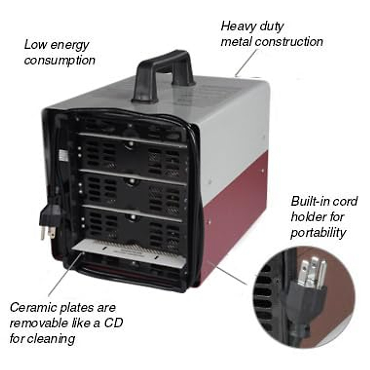 OdorFree Estate 4000 Ozone Generator for Eliminating Odors from Large Homes & Offices, Townhouses and Commercial Spaces at their Source - Easily Treats Up To 4000 Sq Ft