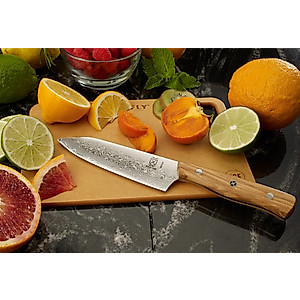 Proposed Value: Mercer Culinary Premium Grade Super Steel, 5-Inch Bar Knife, Spalted Maple Handle/Saya Cover