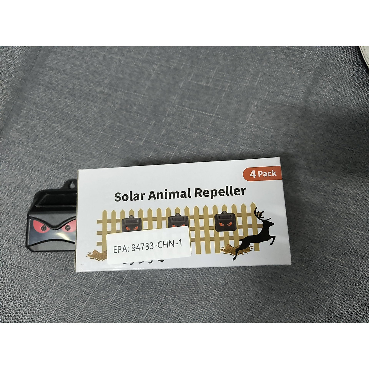 Solar Animal Repeller,8 Packs Upgraded Coyote Deterrent with Flashing Lights Deer Repellent Devices Predator Eyes for Raccoon Fox Skunk Predator Lights for Chicken Coop Yard Farm Predator Protection