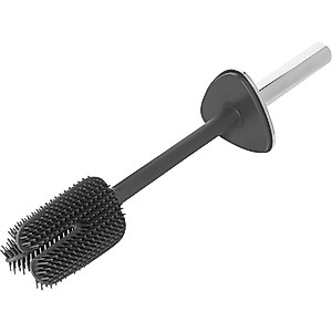 Joseph Joseph Flex 360 Luxe Advanced Toilet Brush with Stainless-Steel Finish