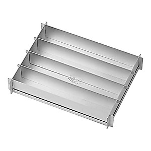 Tala 10A21459 Battenberg Battenburg Cake Pan, Commercial Weight Anodised Aluminium, Silver, 20 x 15 x 4cm (8 x 6 x 1.5)