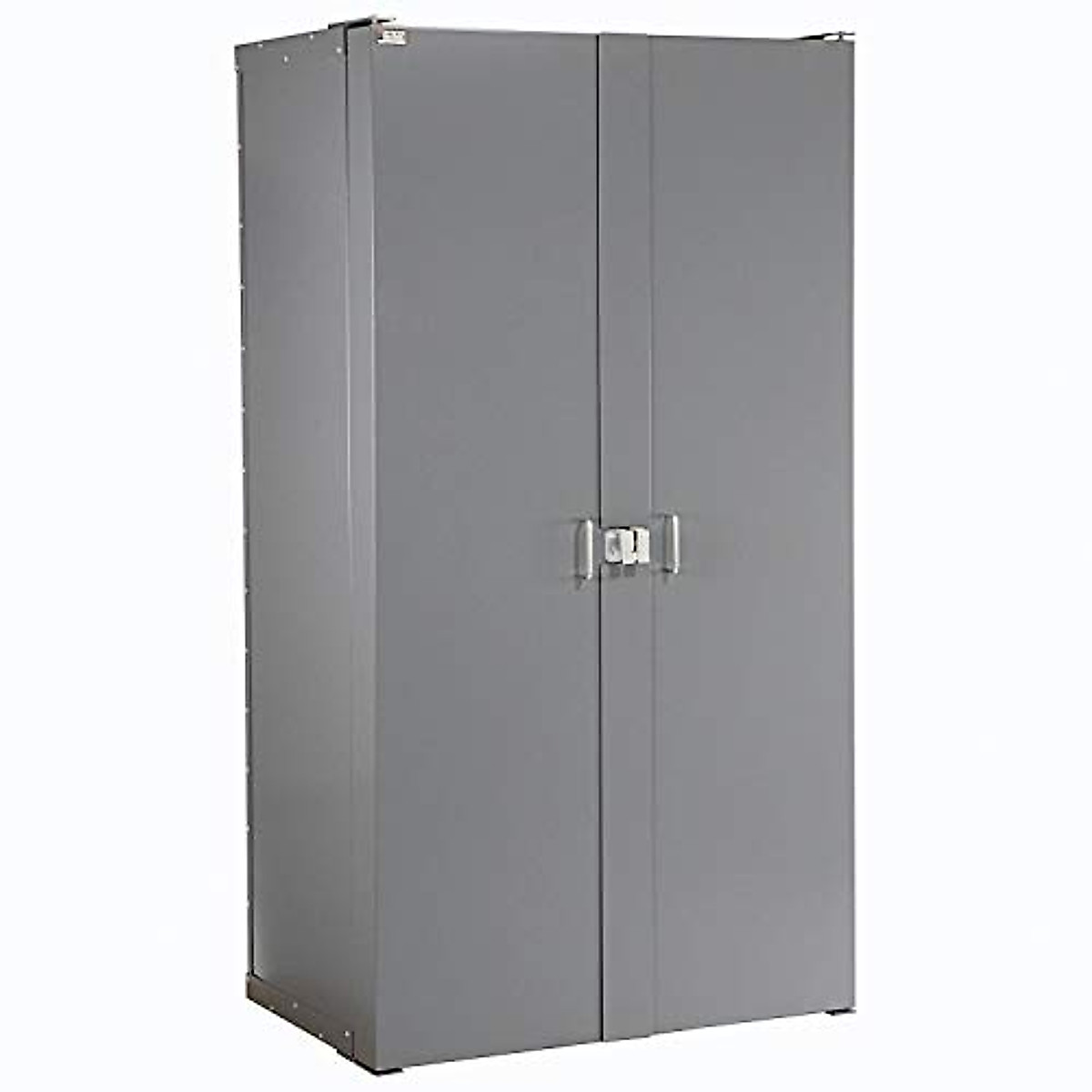 Global Industrial Bin Cabinet with 132 Yellow Bins, 38x24x72, Assembled