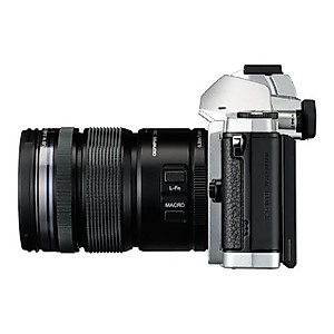 Olympus OM-D E-M5 16MP Live MOS Interchangeable Lens Camera with 3.0-Inch Tilting OLED Touchscreen and 12-50mm Lens (Silver) - International Version (No Warranty)