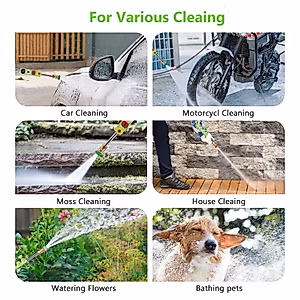 mrliance Electric Pressure Washer 1.8GPM Power Washer 1800W High Pressure Washer Cleaner Machine with 5 Interchangeable Nozzle & Hose Reel, Best for Cleaning Patio, Garden,Yard