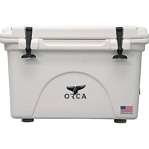 ORCA BW040ORCORCA Cooler, White, 40-Quart