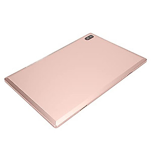 10.1 Inch HD Tablet, Octa Core Processor Dual SIM Dual Standby Front 8MP Rear 13MP Tablet Android 12 Entertainment Gold (US Plug)