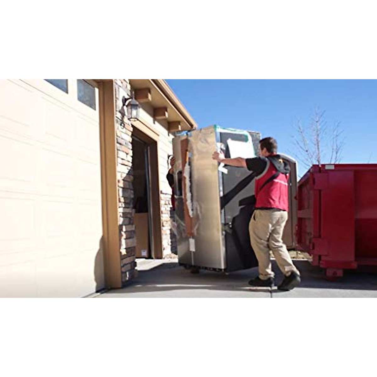 Nielsen Products Shoulder Dolly 3500 Heavy Duty Pro Lift - Padded 2-Person Lifting and Moving System For Professional Movers, Delivery Teams, Industrial and Construction Workers , Black - HD3500