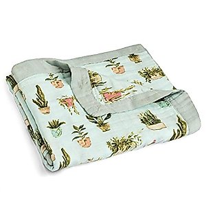 Milkbarn Big Lovey Blanket for Children (Potted Plants)