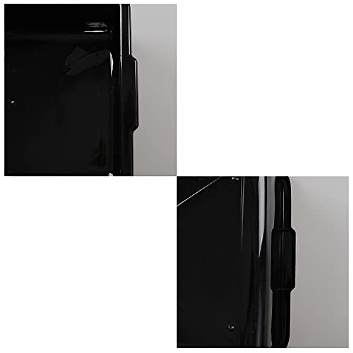 Gloreen 4 Pack Bus Box Commercial, 13 L Dirty Dish Bin Utility Tub, Black