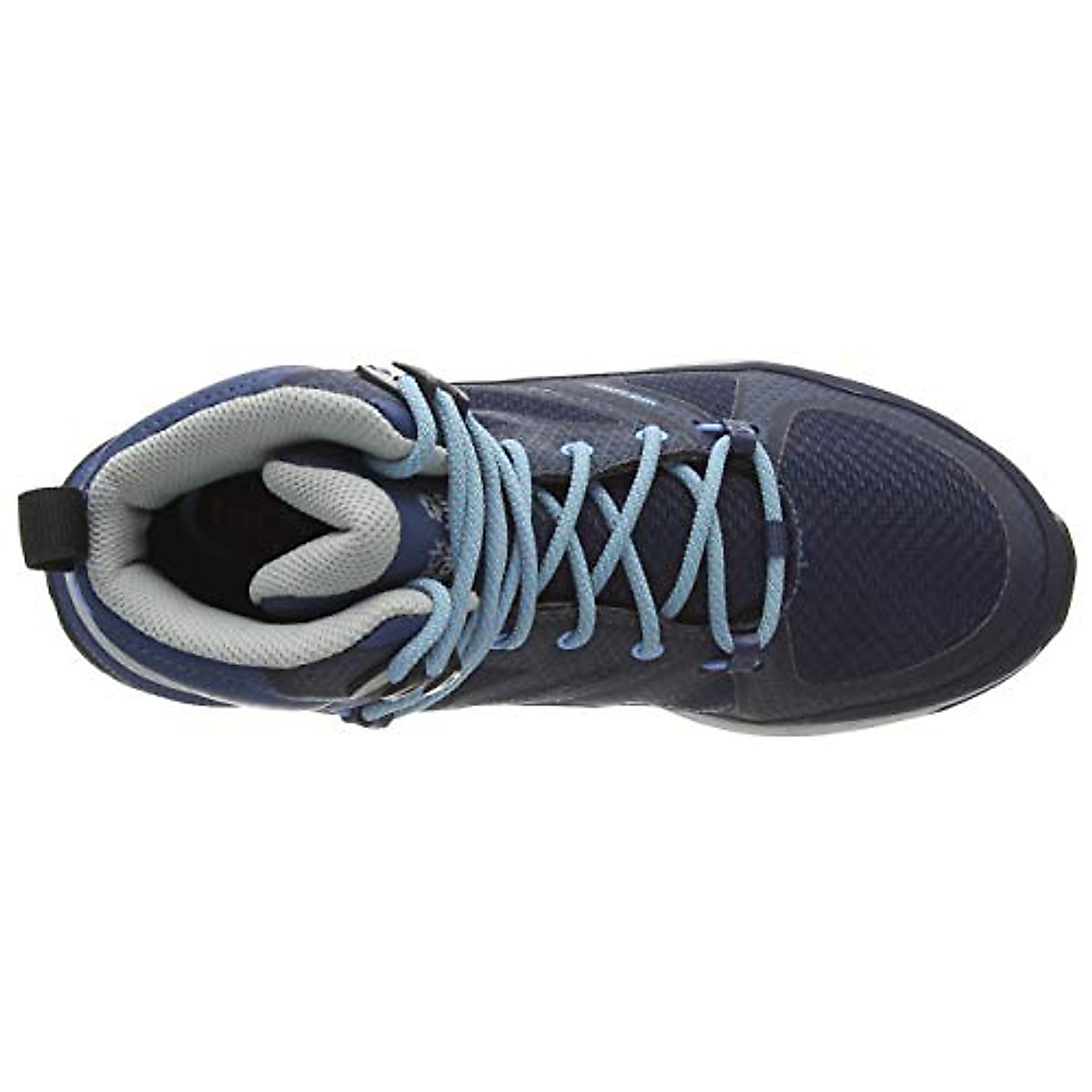 Jack Wolfskin Women's Force Striker Texapore Mid Hiking Shoe Boot, Dark Blue/Light Blue, 7.5