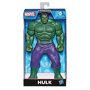 Marvel Hulk Toy 9.5-inch Scale Collectible Super Hero Action Figure, Toys for Kids Ages 4 and Up