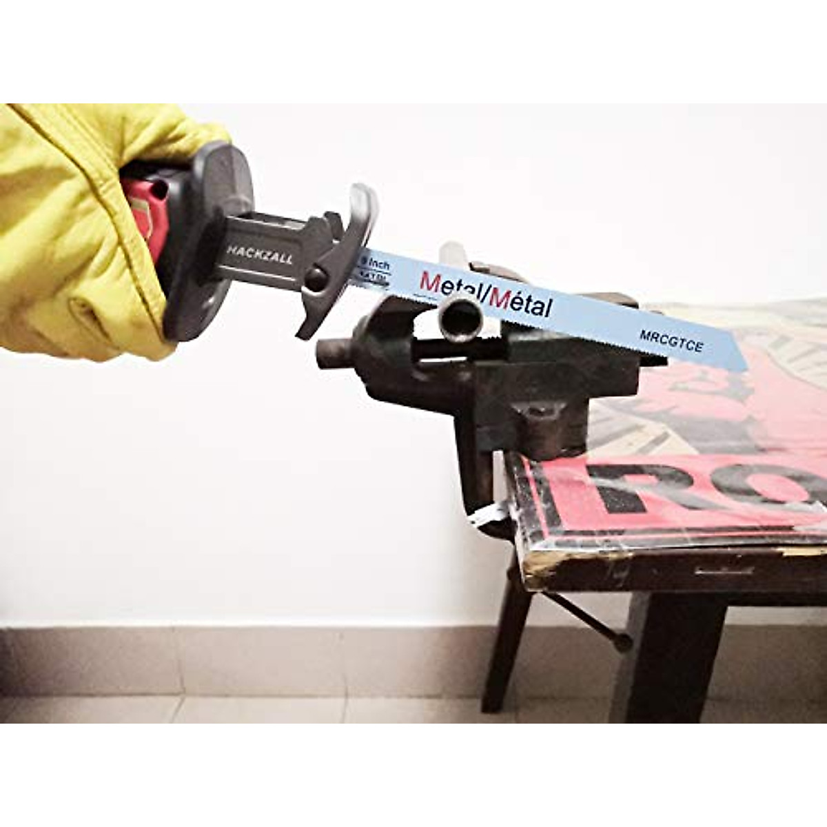 10 Piece 9” 14-TPI Thick Metal Cutting Reciprocating Saw Blades